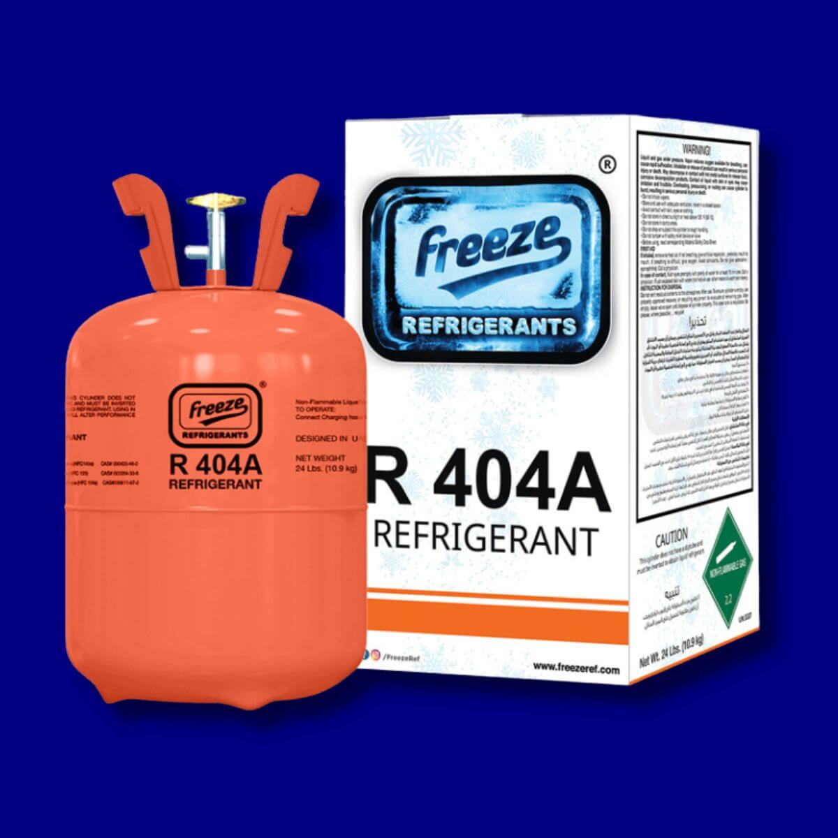 FREEZE Refrigerant R404A Gas 11kg Cylinders – A. A. Gas Co Ltd